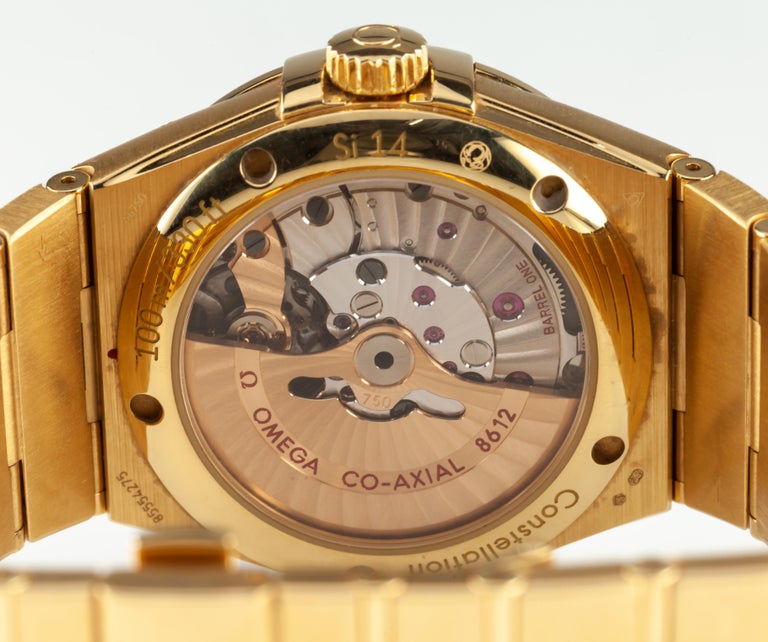 Omega 18k Gold Constellation Co-Axial Day-Date Men's Automatic Watch at ...