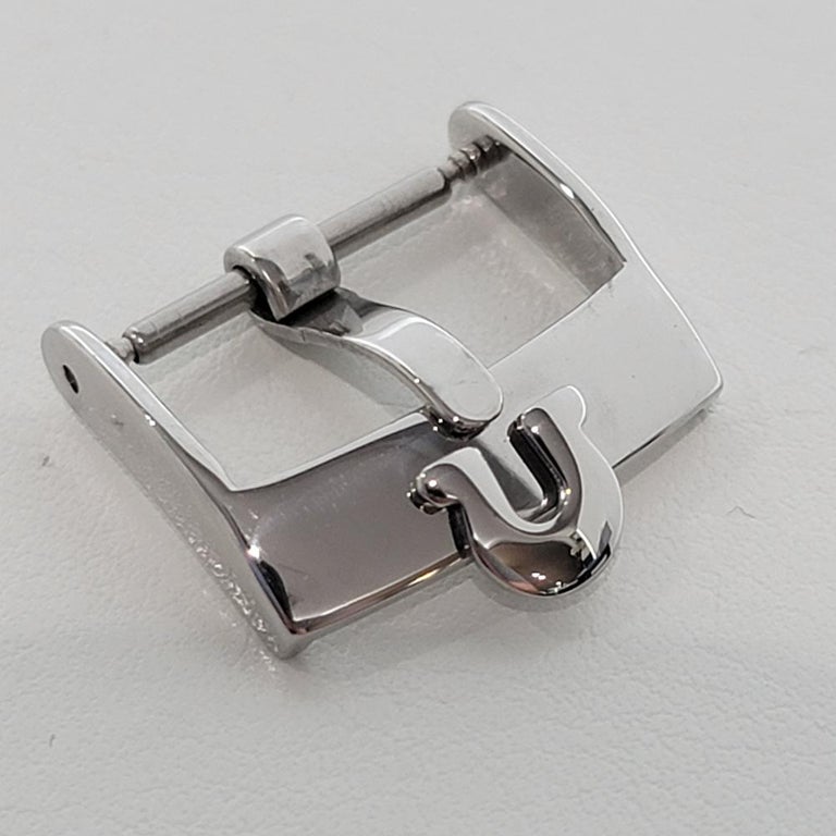 Omega 18k White Gold Plated Buckle Brand New BKL2 For Sale at 1stDibs
