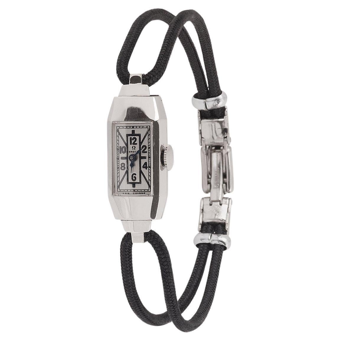 Vintage Omega Seamaster Square-Shaped 18 Karat Yellow Gold-Plated Watch ...