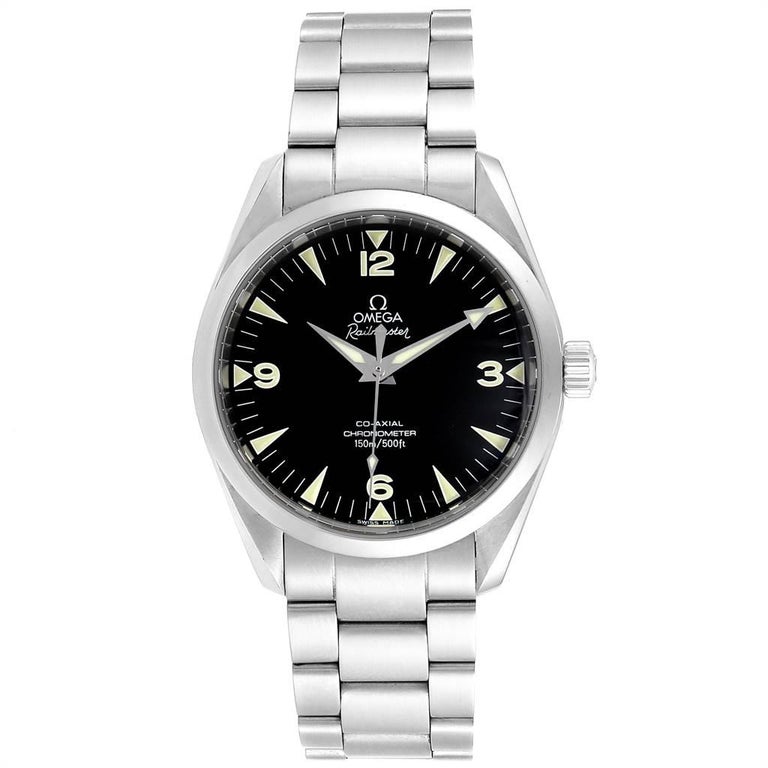Omega Aqua Terra Railmaster Co-Axial Men's Watch 2503.52.00 Box Card ...