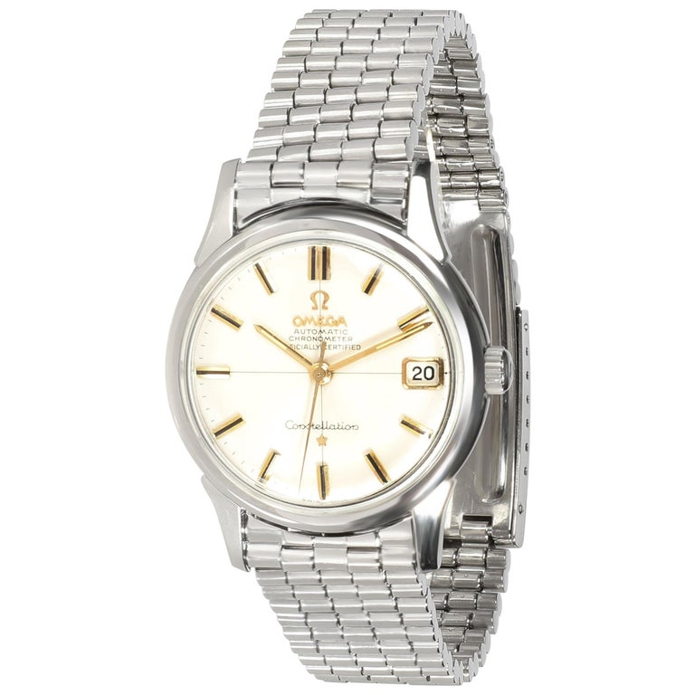 Omega Constellation 14393 Men's Watch in Stainless Steel at 1stDibs