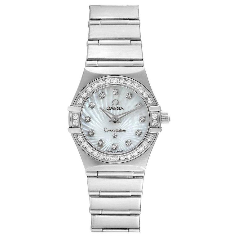 Omega Constellation 160 Anniversary Steel Diamond Watch 111.15.23.60.55 ...