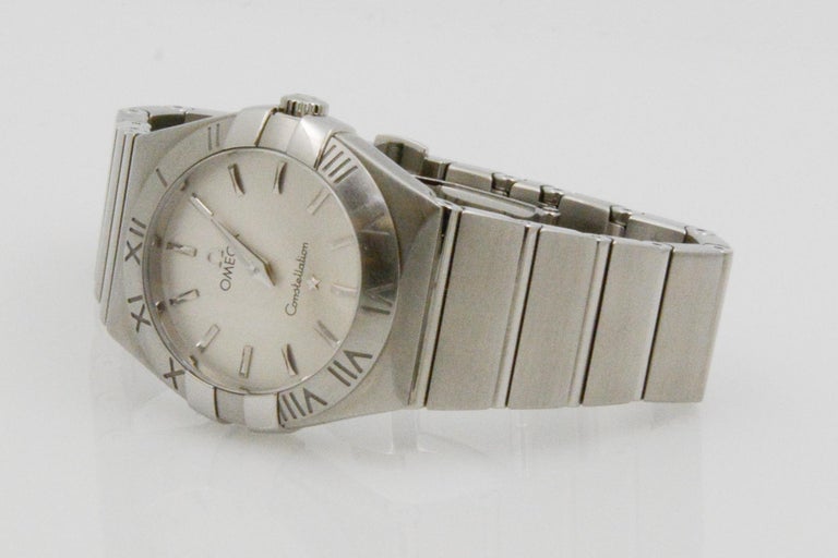 Omega Constellation Silver Dial Steel Timepiece For Sale at 1stDibs