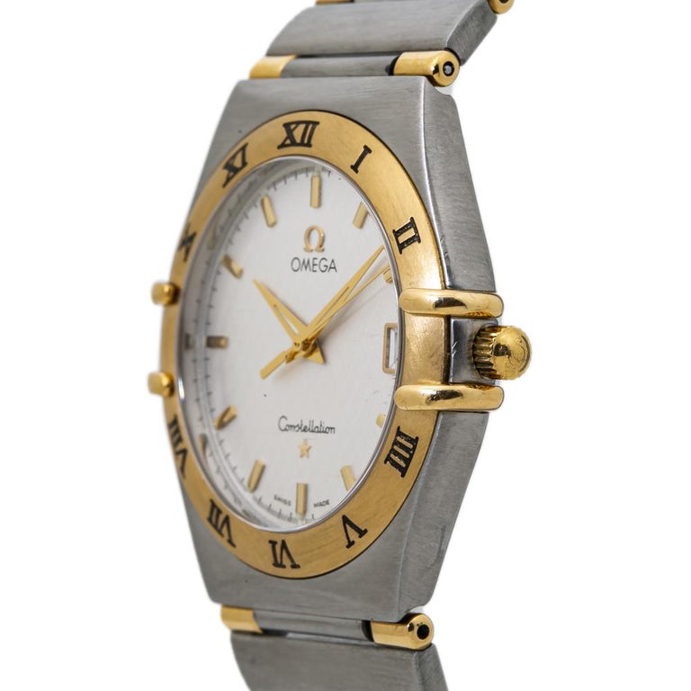 Omega Constellation 3961201 Two-Tone Midsize Unisex Quartz Watch at 1stDibs