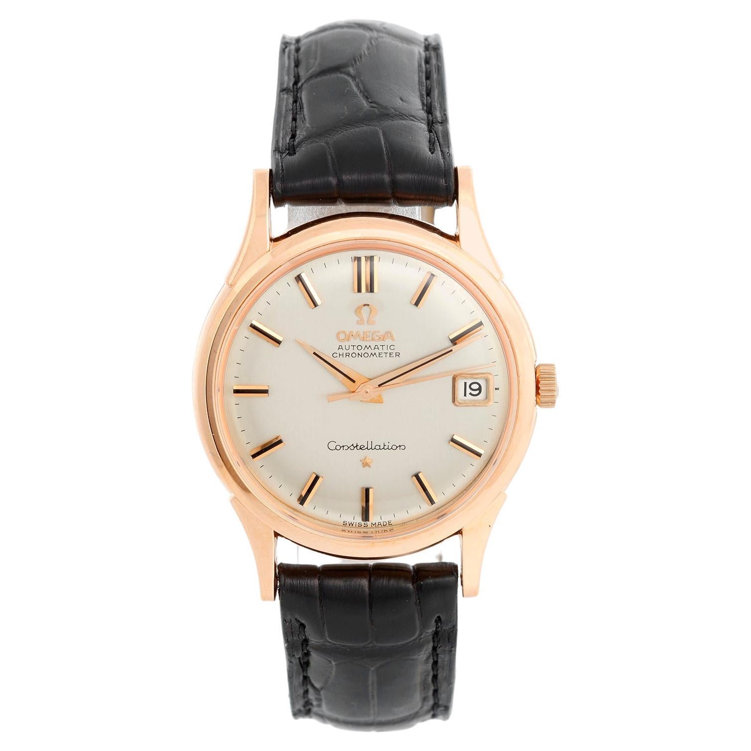 Omega Yellow Gold Constellation Automatic Wristwatch at 1stDibs