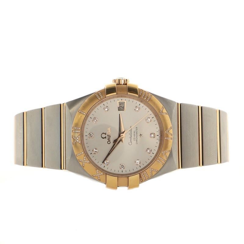 Omega Constellation Co-Axial Chronometer Automatic Watch Stainless ...