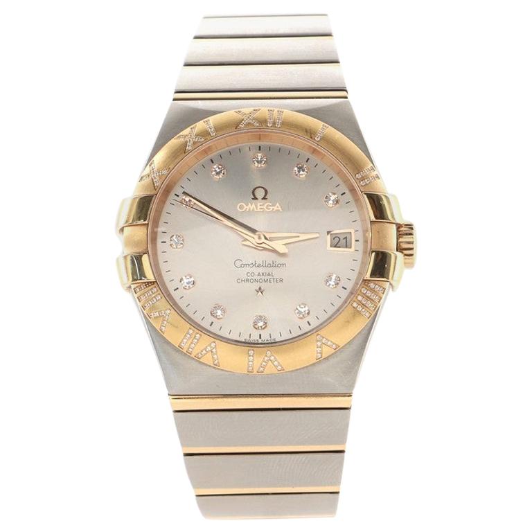 Omega Constellation Co-Axial Chronometer Automatic Watch Stainless Steel at 1stDibs
