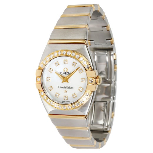 Omega Lady's Yellow Gold and Opal Bracelet Watch at 1stDibs