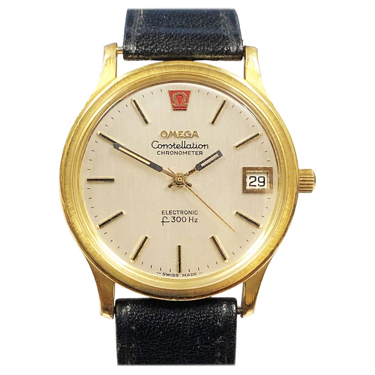 Omega Constellation Electronic 1970s Gents Wristwatch at 1stdibs