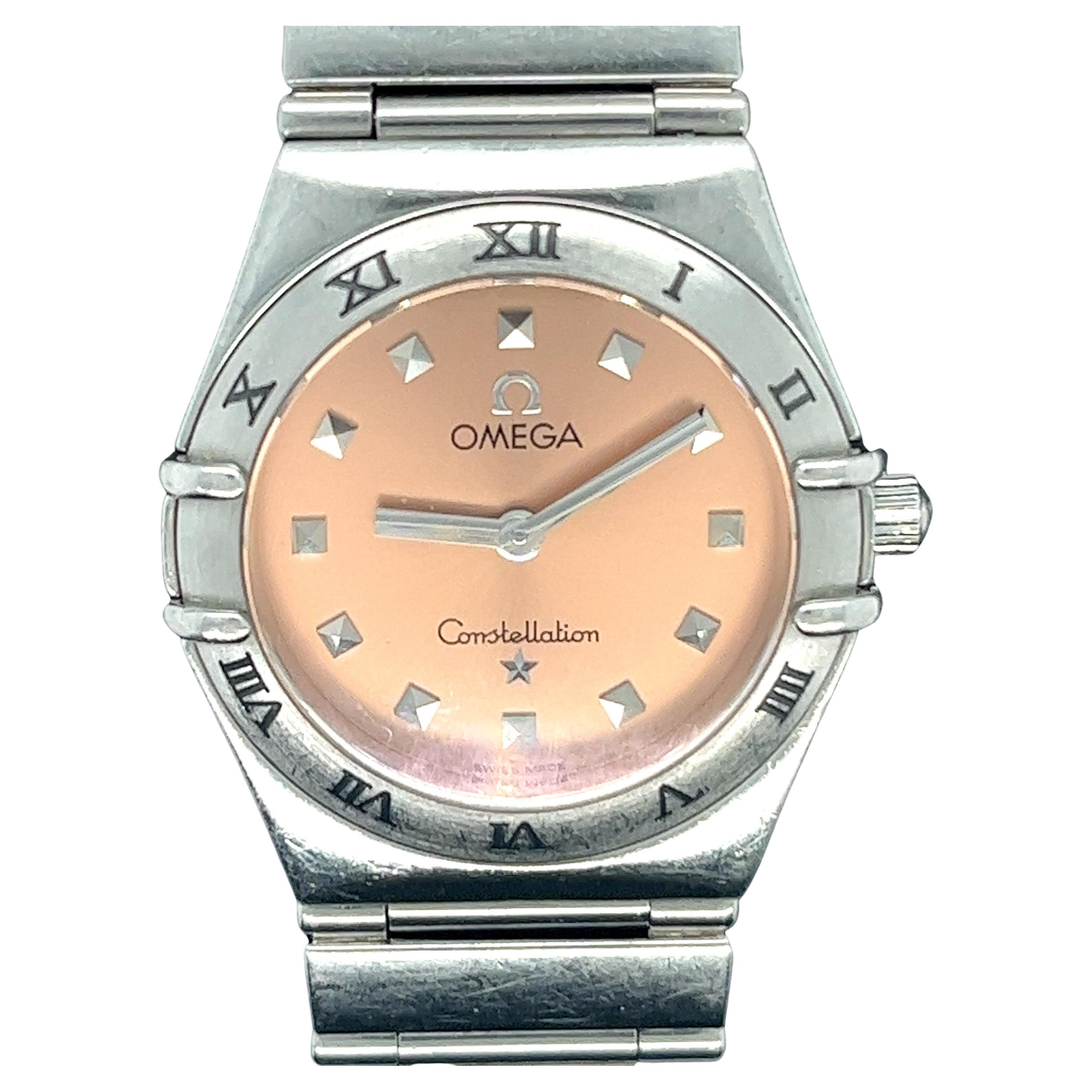 1960s Omega Platinum Ladies Diamond Covered Watch at 1stDibs | platinum ...