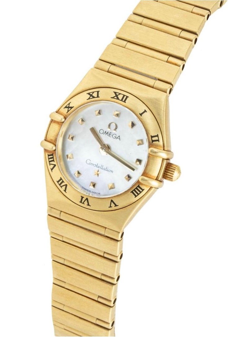 Omega Constellation Mother of Pearl Dial 1162.70.00 For Sale at 1stDibs