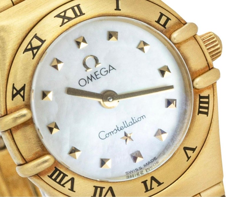 Omega Constellation Mother of Pearl Dial 1162.70.00 For Sale at 1stDibs