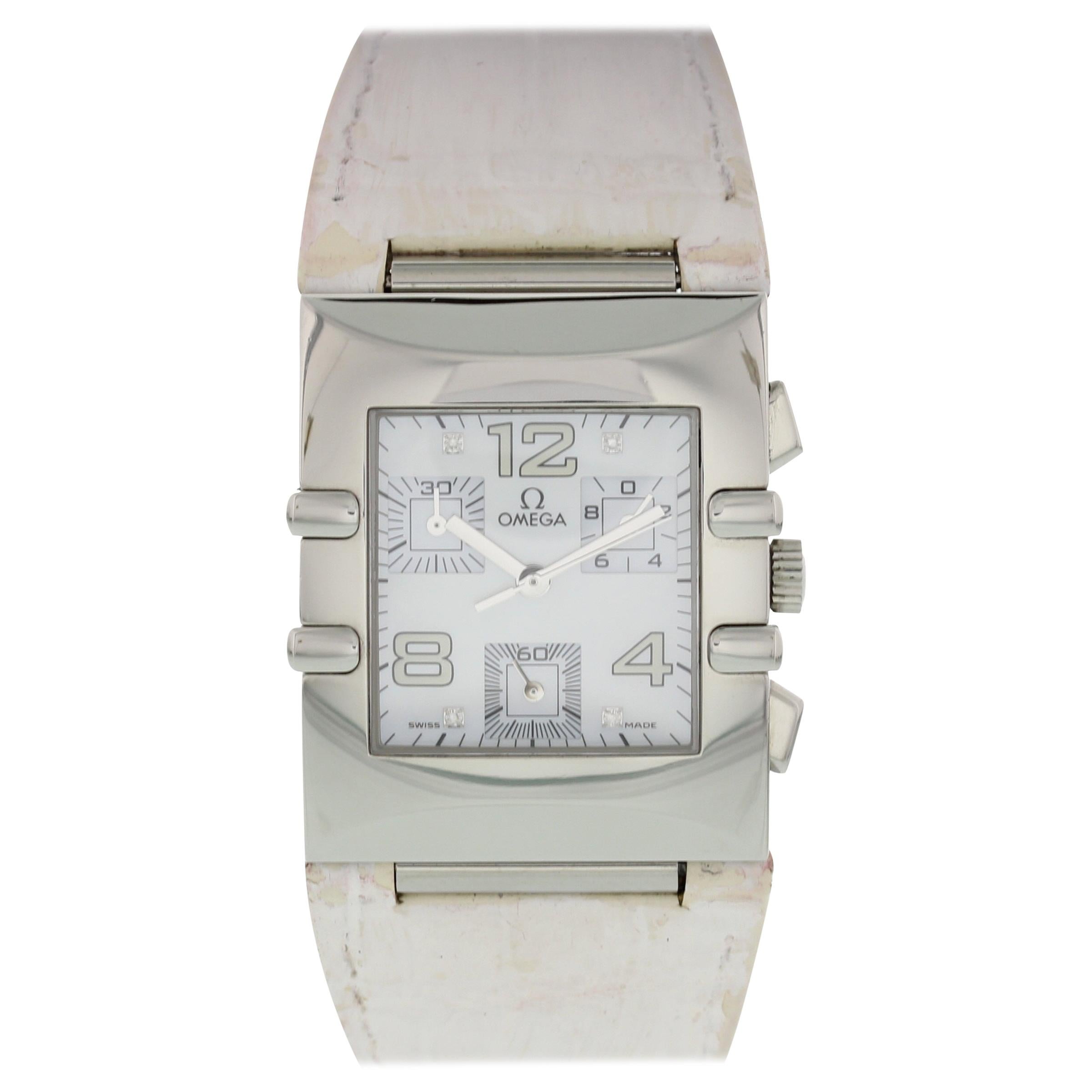 Omega Constellation Quadra 1847.73.31 Chronograph Quartz For Sale at ...