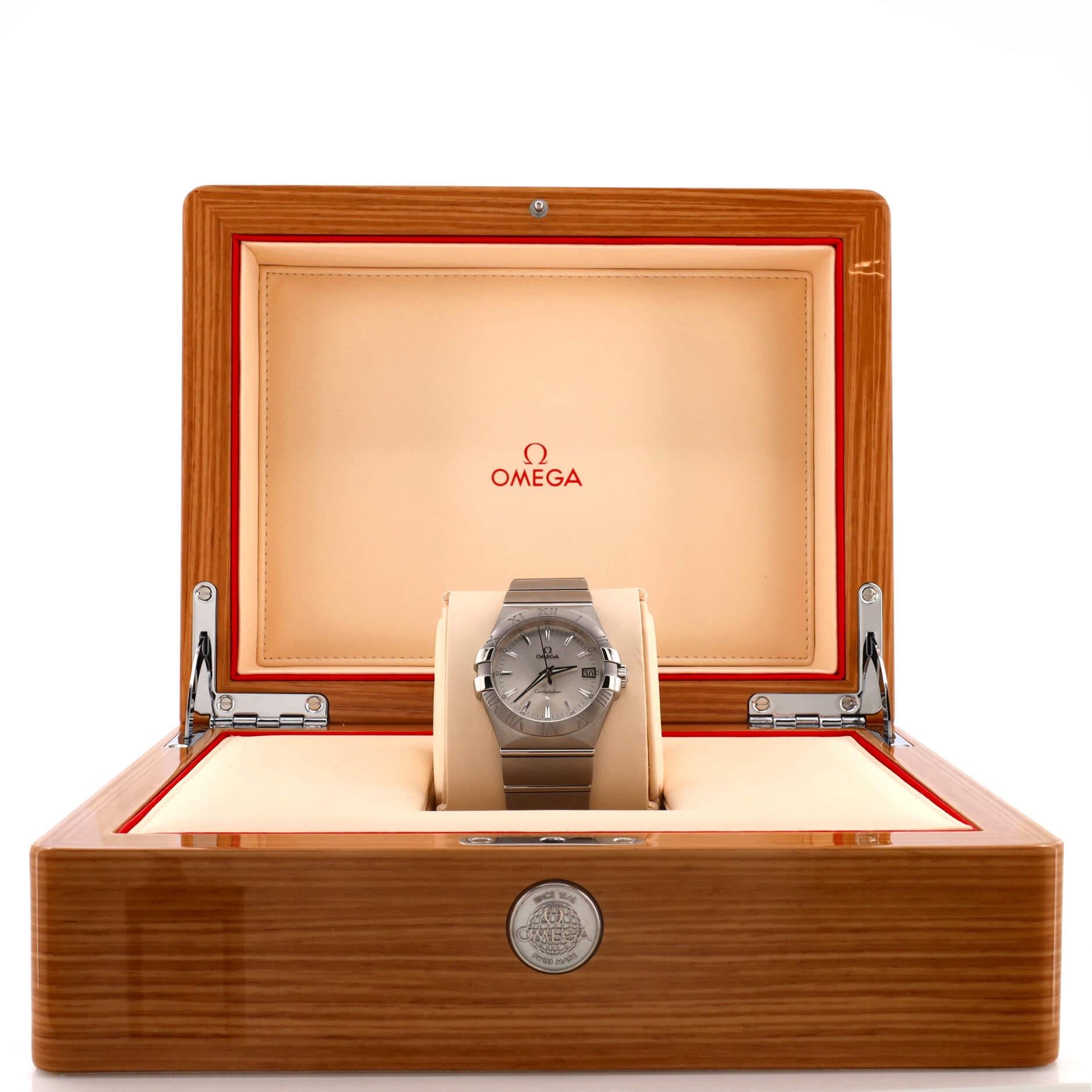 Omega Constellation Quartz Watch Stainless Steel 35 at 1stDibs | omega ...