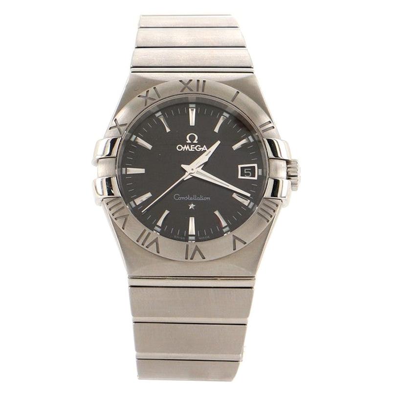 Omega Constellation Quartz Watch Stainless Steel 35 at 1stDibs