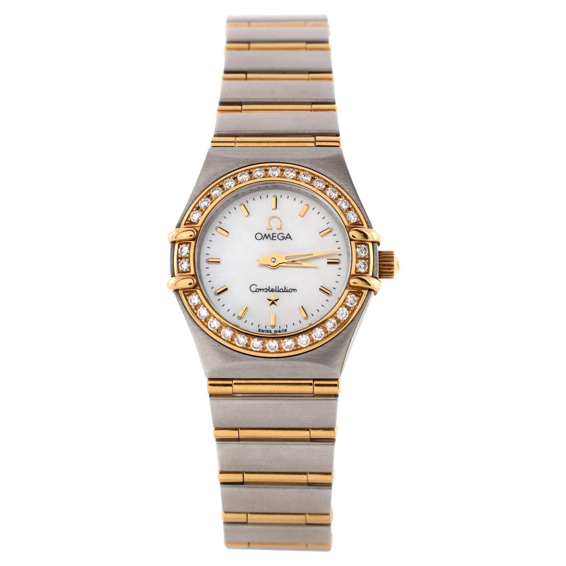 Omega Constellation Yellow Gold Watch For Sale at 1stDibs | kathryn ...