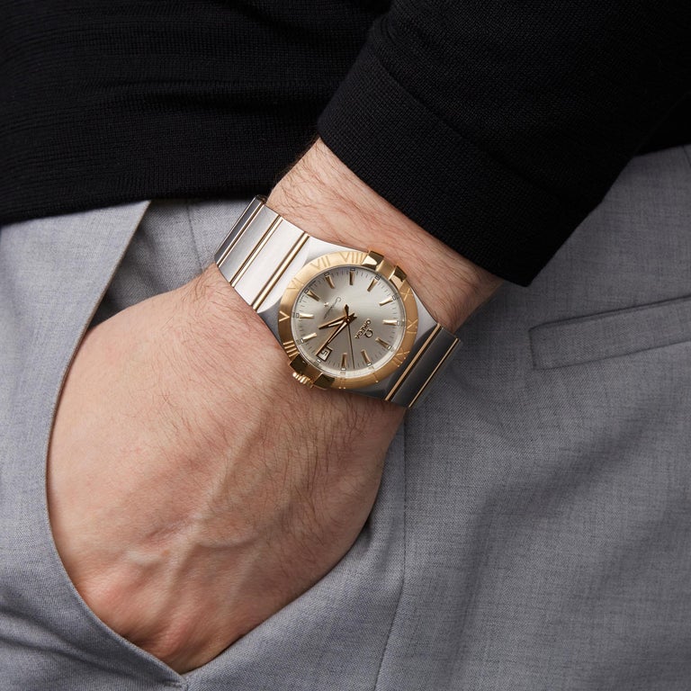 Omega Constellation Stainless Steel and 18K Yellow Gold 12320356002002 ...