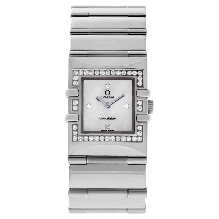 Omega Constellation Watch, Stainless Steel, Mother of Pearl Diamond ...