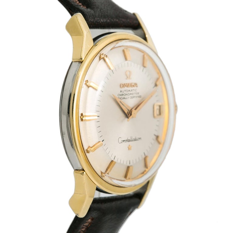 Omega Constellation, Silver Dial Certified Authentic For Sale at 1stDibs