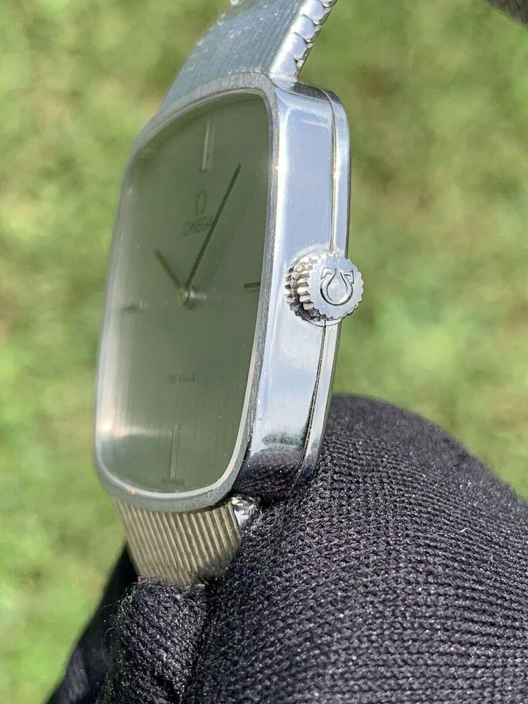 Omega De Ville 18 Karat White gold Manual Winding Watch For Sale at ...