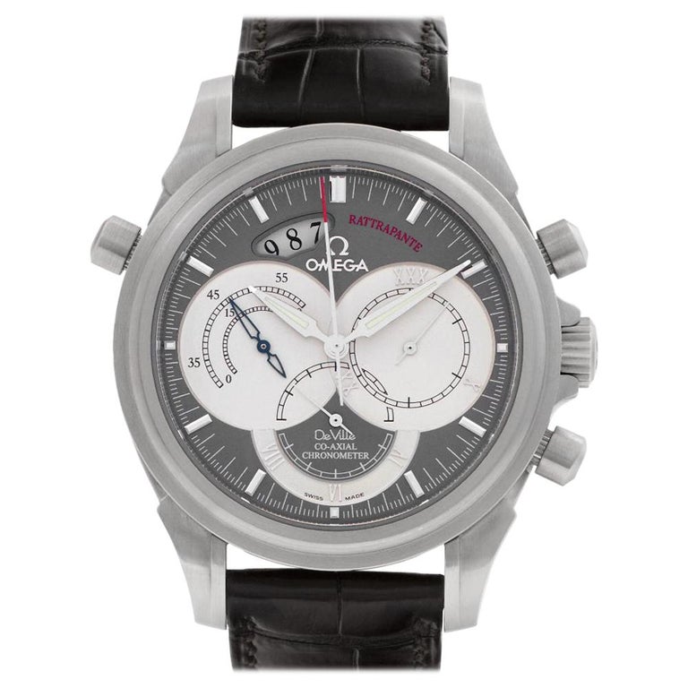 Omega De Ville 4848.40.31 Stainless Steel Grey Dial Automatic Watch For ...