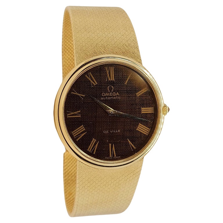 Omega De Ville,Chocolat Complete Solid 14kt Gold, Automatic,Original ...