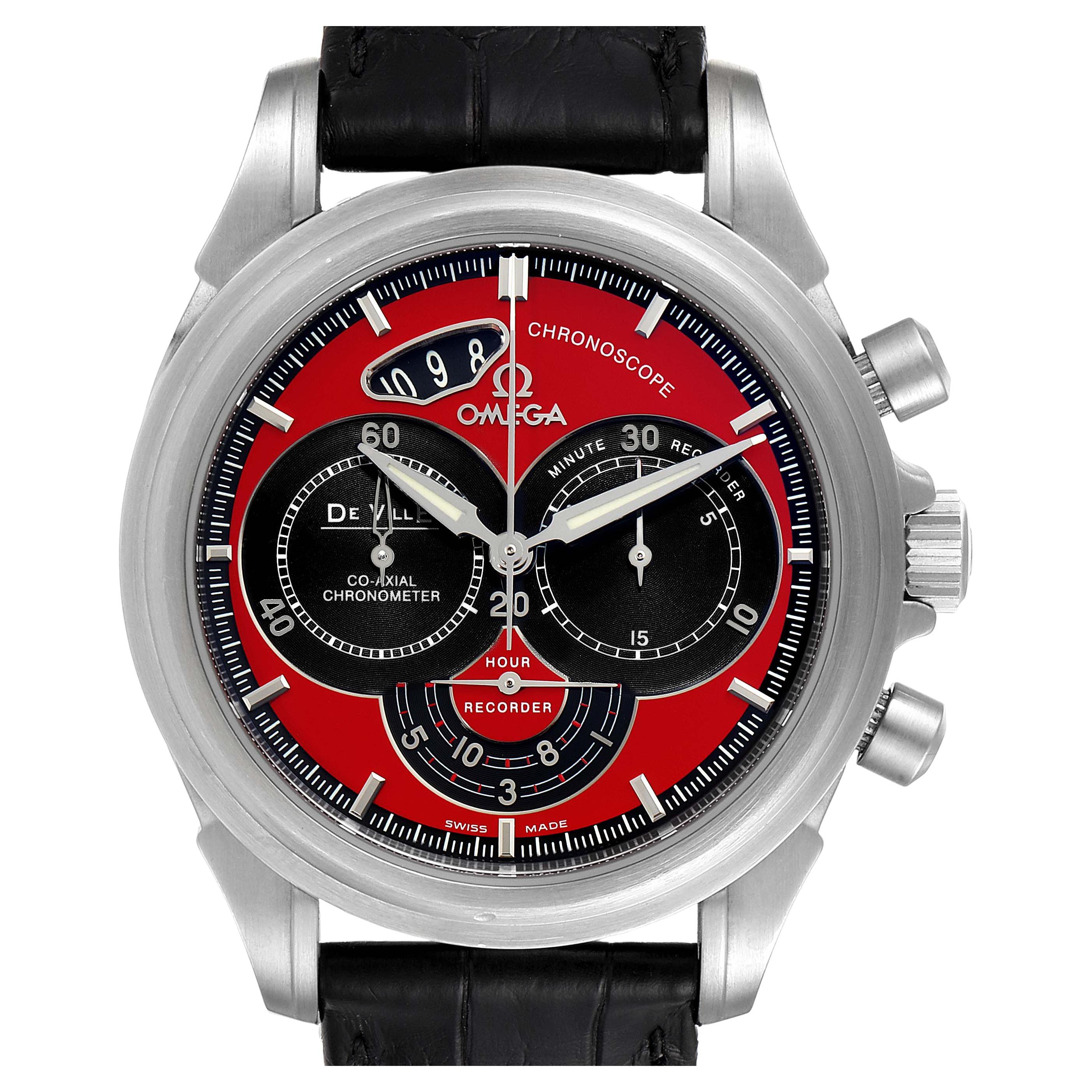Omega DeVille Co-Axial Chronoscope Watch 422.10.41.50.04.001 Unworn at ...