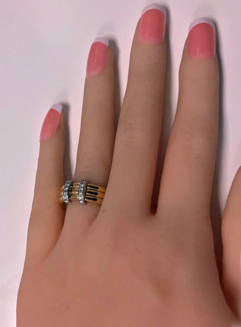 Omega Diamond Gold Ring For Sale at 1stDibs | omega diamonds, omega ...