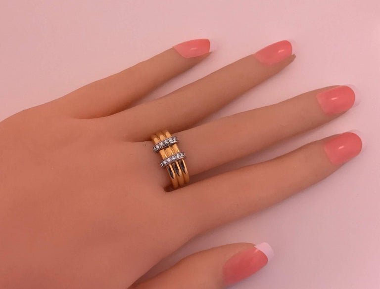 Omega Diamond Gold Ring For Sale at 1stDibs | omega diamonds, omega ...