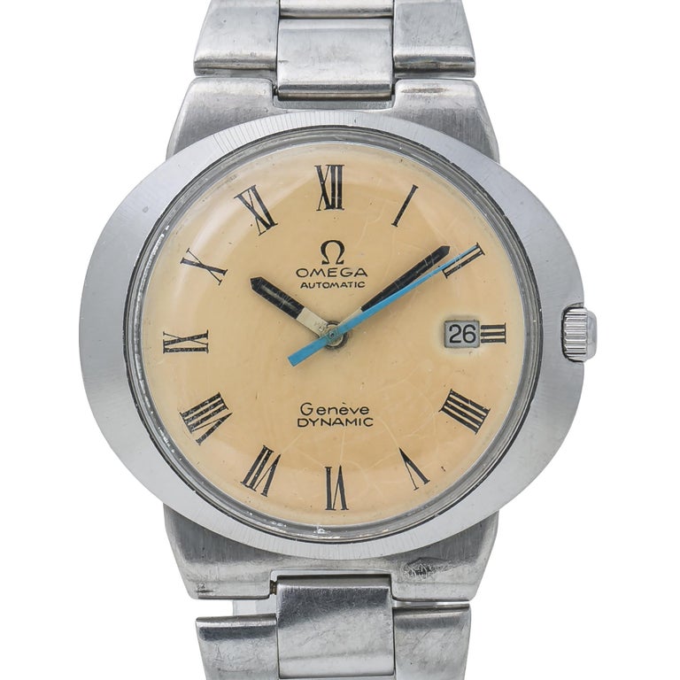 Omega Dynamic Automatic Vintage Spider Patina Roman Dial 565 Movement ...