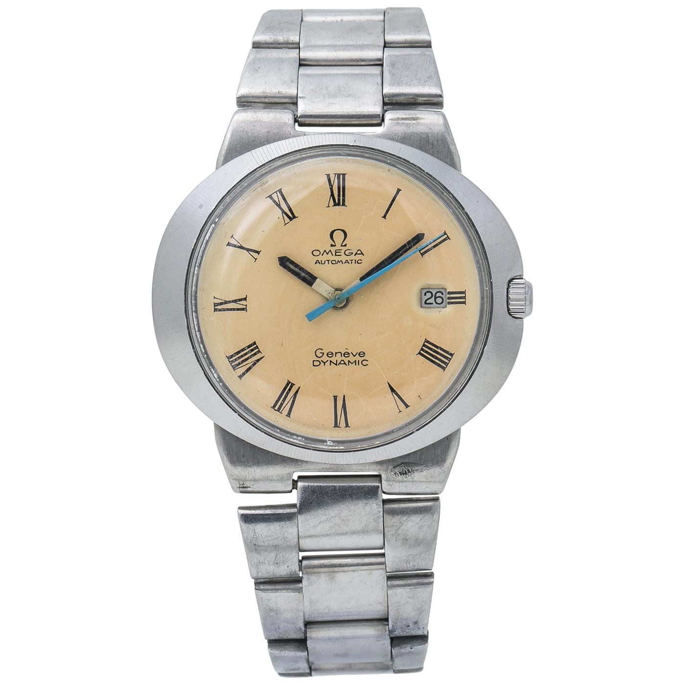 Omega Dynamic Automatic Vintage Spider Patina Roman Dial 565 Movement ...