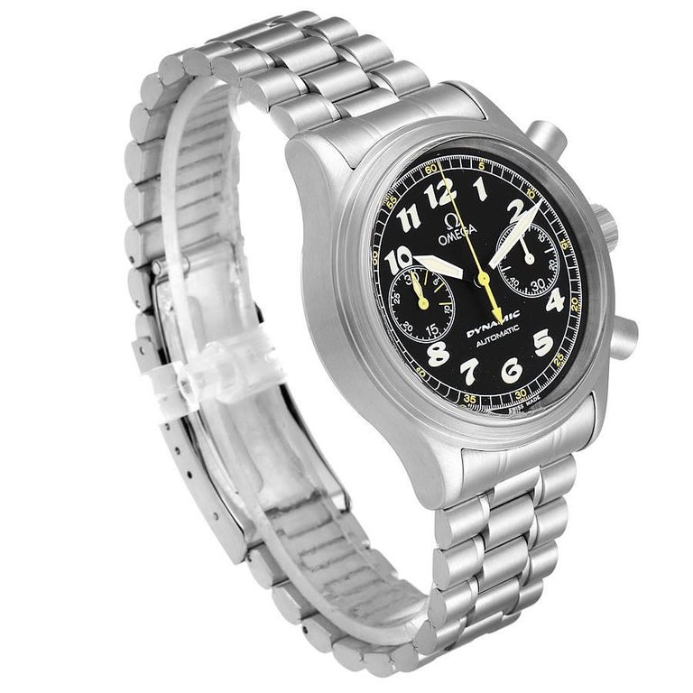 Omega Dynamic III Chronograph Black Dial Steel Men's Watch 5240.50.00 ...