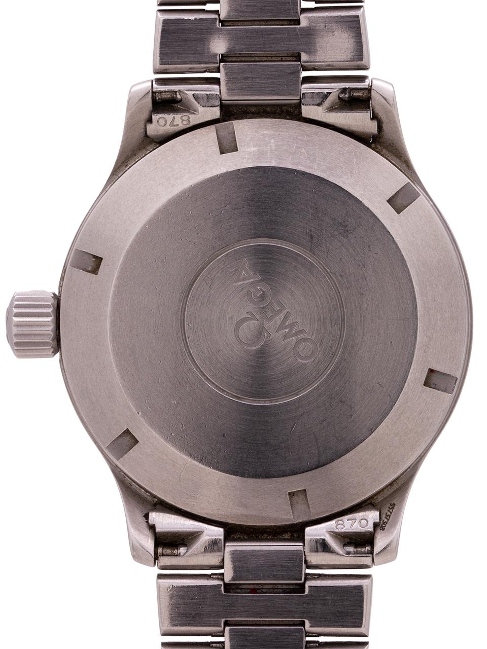 Omega Dynamic Stainless Steel Watch circa 1995 with Warranty Card at ...