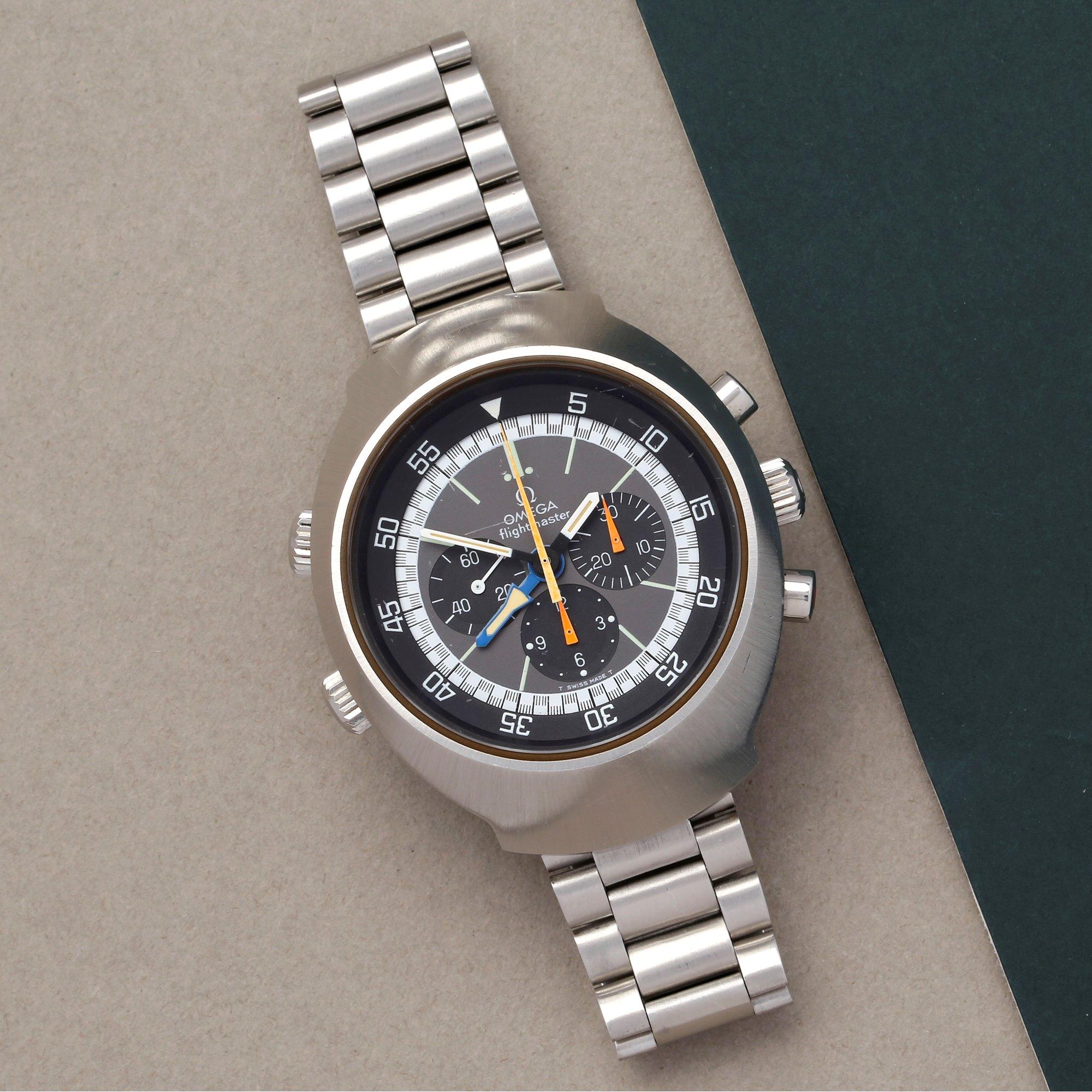 Omega Flightmaster 145.036 Men Stainless Steel Watch at 1stDibs ...