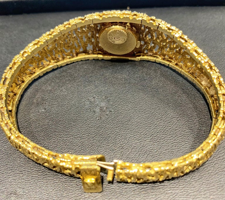 Omega Gilbert Albert Ladies Watch 18 Karat Yellow Gold Vintage For Sale ...