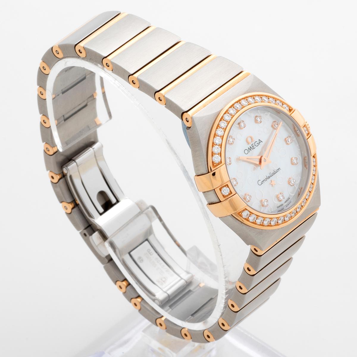 Omega Lady Constellation Wristwatch Mother of Pearl Dial, Diamond Dial ...
