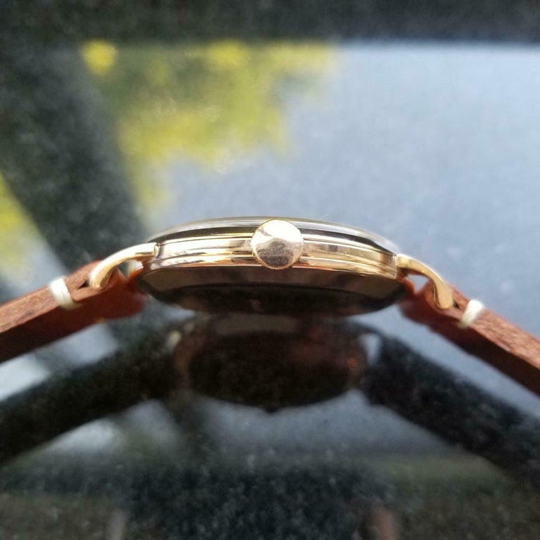 Omega Men's 18K Rose Gold Cal.265 Dress Watch circa 1947 Swiss Vintage ...