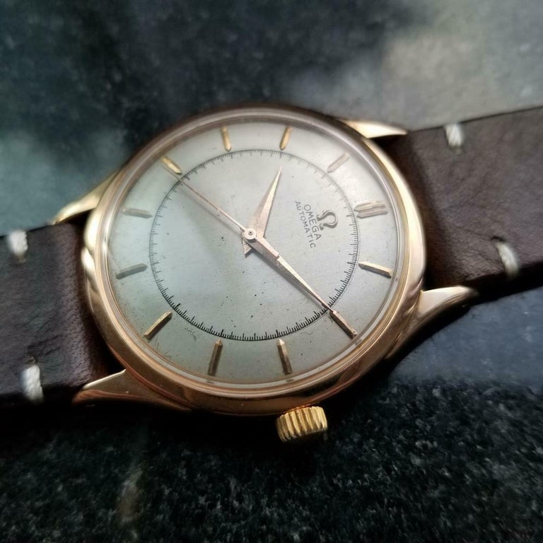 Omega Men's 18k Rose Gold cal.351 Bumper Automatic, c.1947 Swiss ...