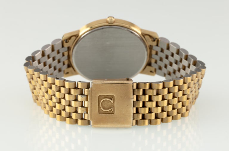 Omega Men's Gold-Plated Quartz "Proud to be Texan" Watch Cal 396 For ...