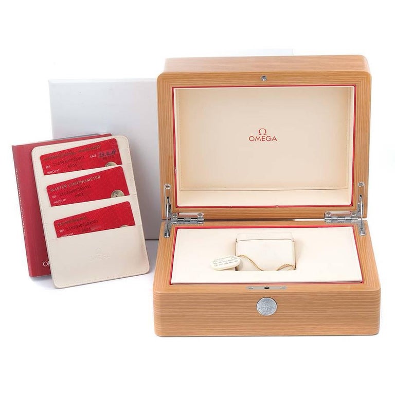 Omega Planet Ocean 39.5 Steel Mens Watch 215.30.40.20.01.001 Box Card ...