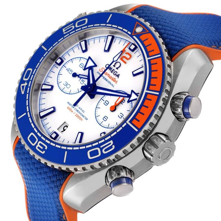 Omega Planet Ocean 600m Michael Phelps LE Watch 215.32.46.51.04.001 Box ...