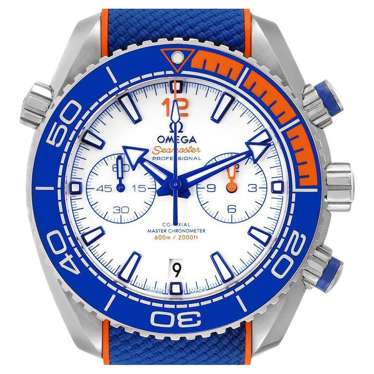 Omega Planet Ocean 600m Michael Phelps LE Watch 215.32.46.51.04.001 Box ...