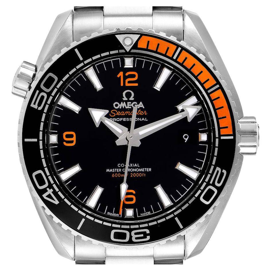 Omega Seamaster Planet Ocean Orange Bezel Watch 2209.50.00 Box Card For ...