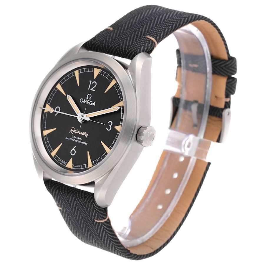 Omega Railmaster Co-Axial Master Mens Watch 220.12.40.20.01.001 Card ...