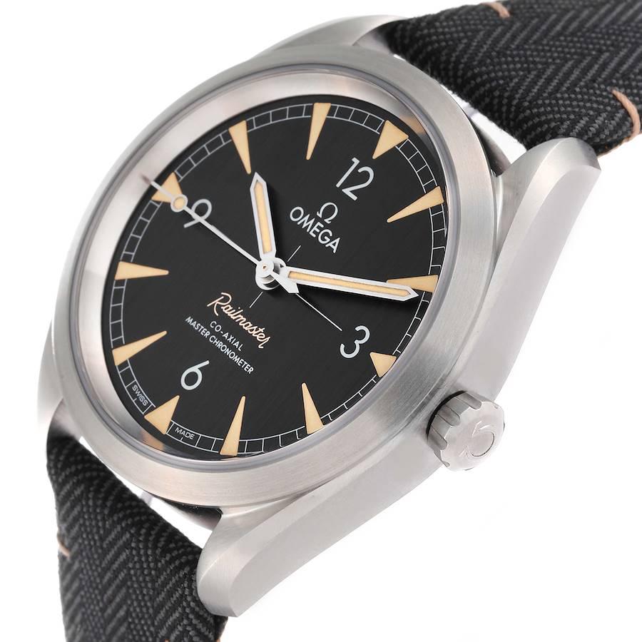 Omega Railmaster Co-Axial Master Mens Watch 220.12.40.20.01.001 Card ...