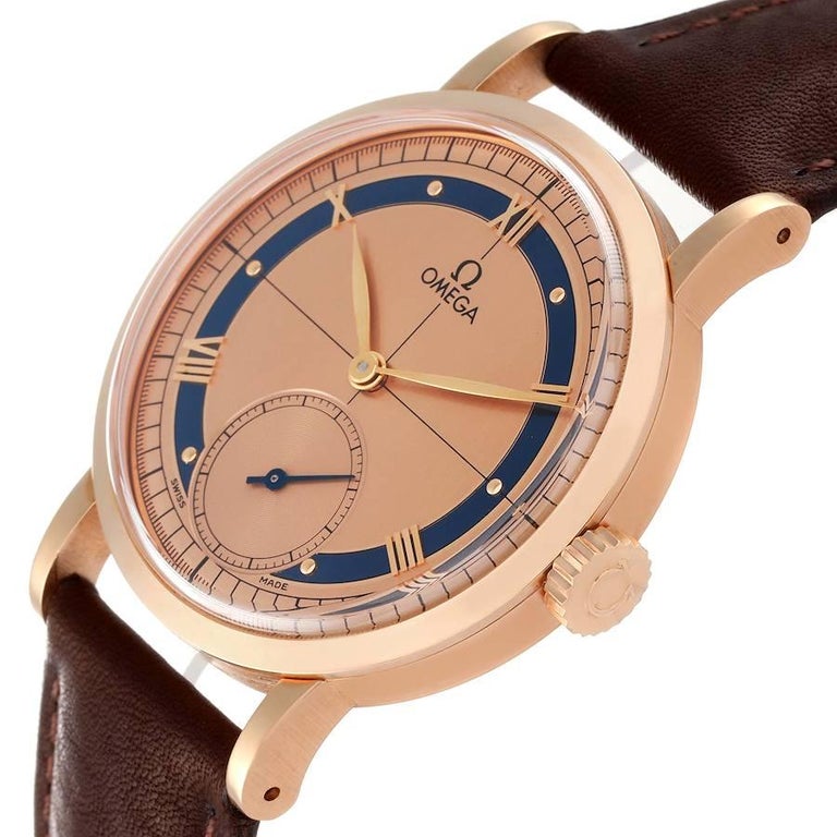 Omega Renaissance 1894 18k Rose Gold Limited Edition Mens Watch 5950.30 ...
