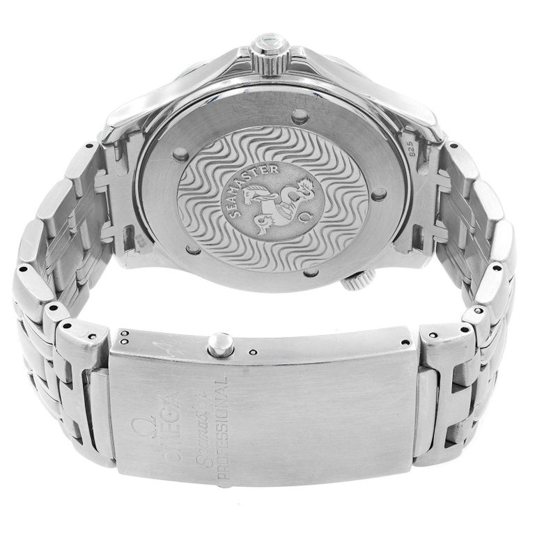 Omega Seamaster 2531.80 Steel Blue Wave Dial Automatic Men's Watch at ...