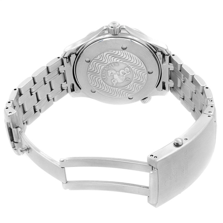 Omega Seamaster 2531.80 Steel Blue Wave Dial Automatic Men's Watch at ...