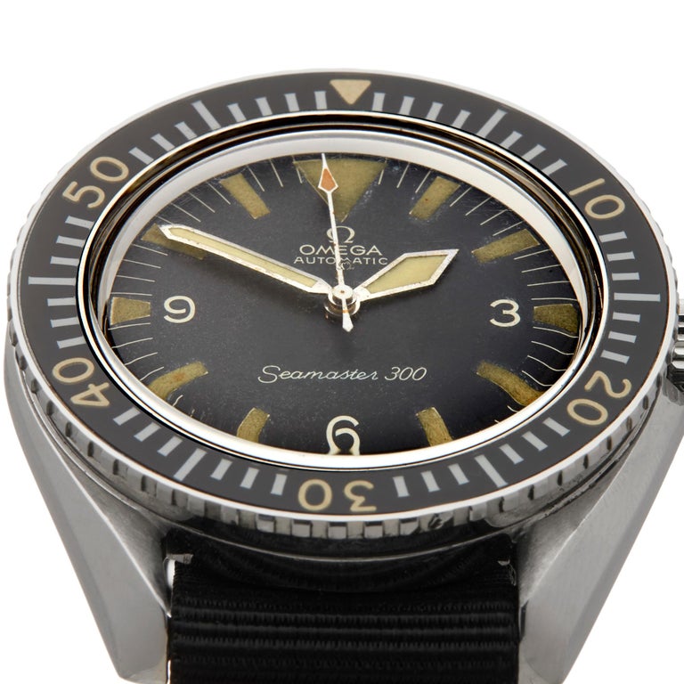Omega Seamaster 300 Military Stainless Steel ST 165024 Wristwatch at ...