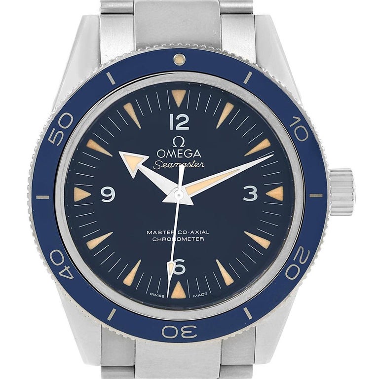Omega Seamaster 300 Titanium Watch 233.90.41.21.03.001 Box Card For ...